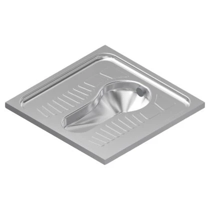 Stainless Steel Squatting Pans | Commercial Washrooms