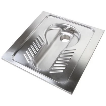 Stainless Steel Squatting Pans | Commercial Washrooms