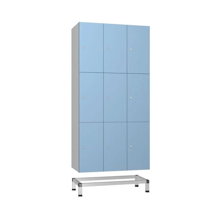 Aluminuim Locker Stand for Three Units | Commercial Washrooms ...