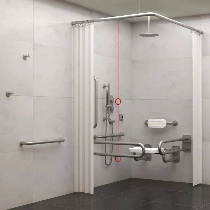 Dolphin Doc M Concealed Shower Set | Commercial Washrooms
