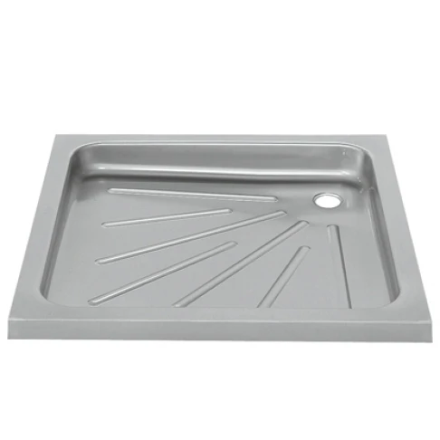 KWC DVS Stainless Steel Shower Tray For Inset Mounting (900 x 900mm ...