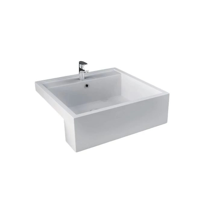 RAK Nova Semi Recessed Square Basin | RAK Ceramics | Commercial Washrooms