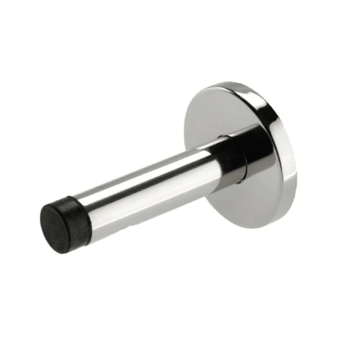 Stainless Steel Wall Mounted Door Stop on Rose