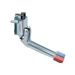 Intajet Foot Operated Wall Mounted Mixing Tap Valve with Optional Spout ...