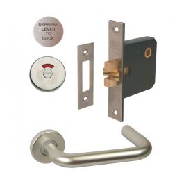 Lever Handle Mortice Lock with Indicator Set