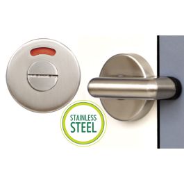 Stainless Steel Pilaster Mounted Cubicle Lock & Indicator Bolt to Suit ...