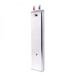 Inta Stainless Steel Shower Panel with Push Button and Vandal Resistant ...