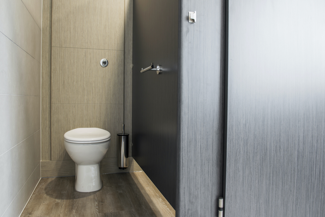 Camp Cinder Block Bathroom Designs