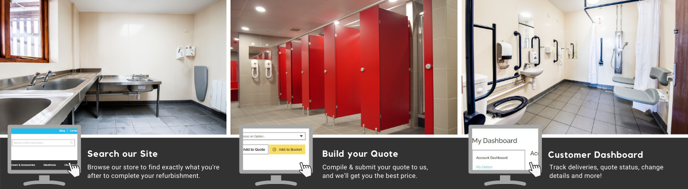 Commercial Washrooms | Commercial toilet, bathroom and plumbing supplies